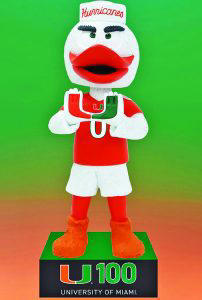 New Sebastian Bobblehead celebrates centennial of the University of Miami
