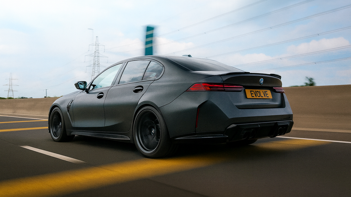 Lowering the BMW G90 M5 with Evolve Height Adjustable Spring Kit