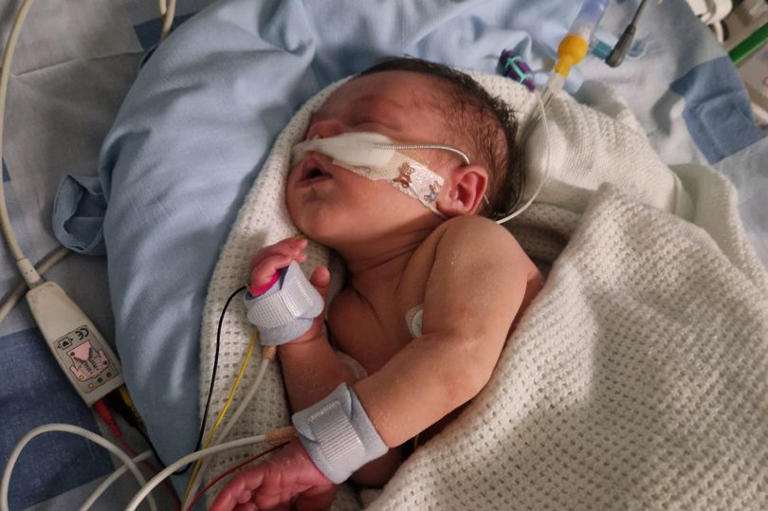 Desperate mum needs £3million to save baby's life as NHS can't help