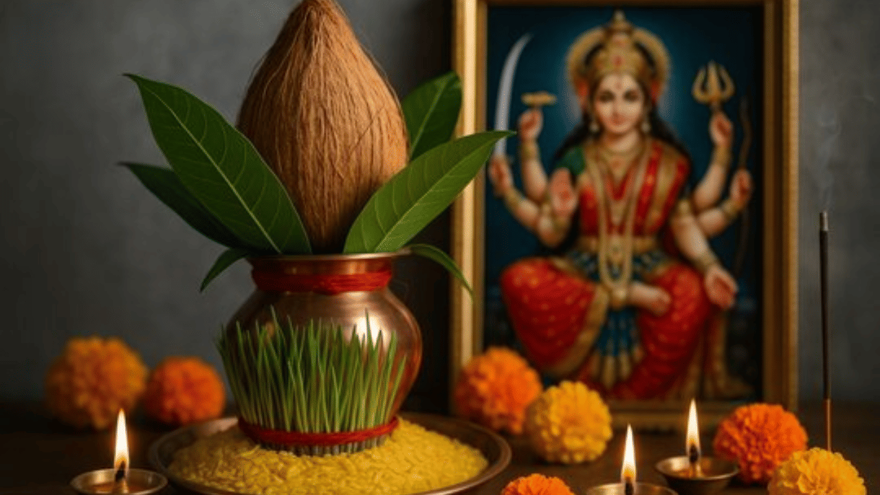 Navratri 2025 Day 1: Ghatasthapana rituals, muhurat, and samagri list ...