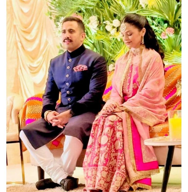 First photos: Inside Himachal minister Vikramaditya Singh and Amreen Sekhon's wedding in Chandigarh