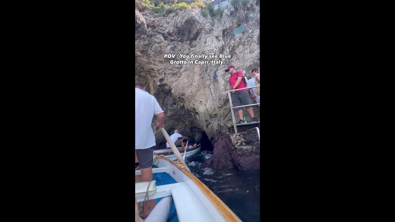 Blue grotto glows in viral travel clip — Traveler's Capri moment hits 7 ...