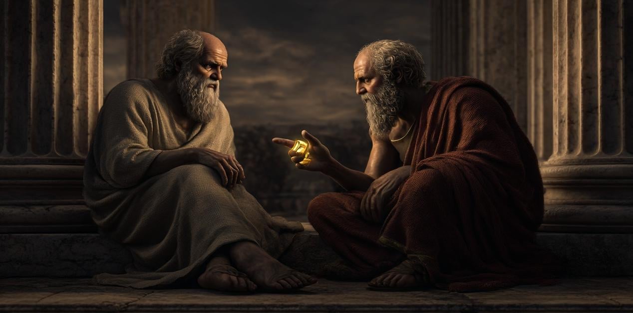 Το Δαχτυλίδι του Γύγη: Η φιλοσοφική ιστορία που αμφισβητεί τα όρια της ...