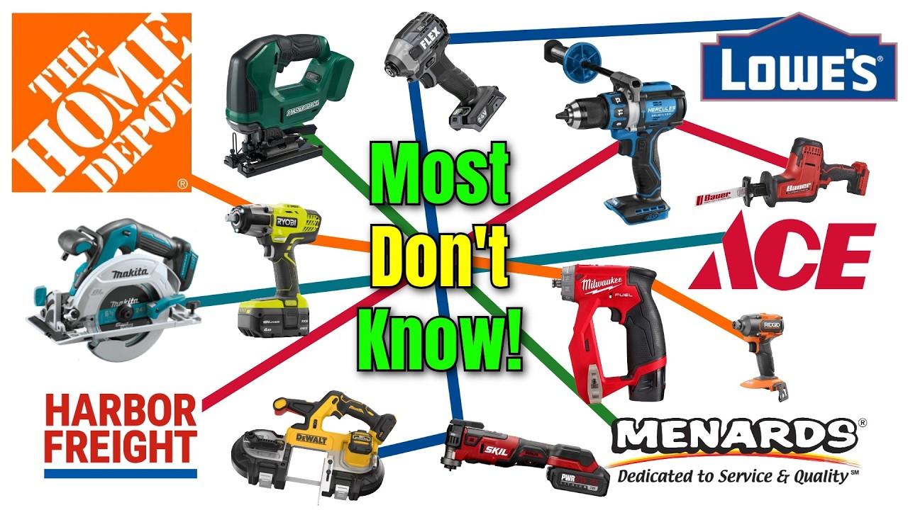 The Secret Behind Tool Brands at Home Depot, Lowe's, Harbor Freight & More!