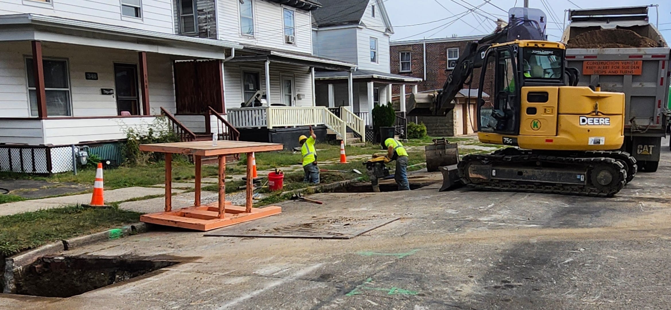 Erie's $72M lead pipe replacement project is ongoing. How much work has been completed?
