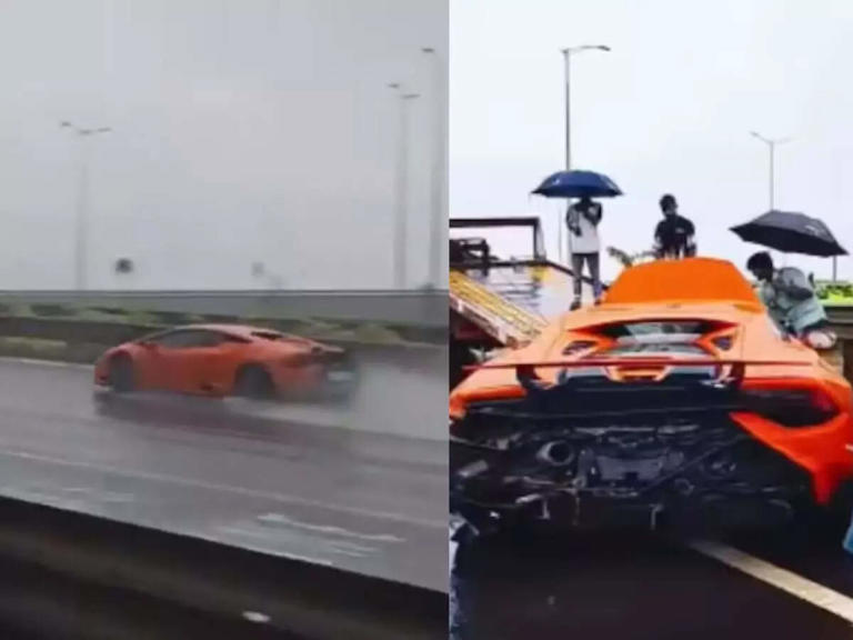 ‘Bads of Bollywood’ Ferrari crash goes real, speeding Lamborghini crashes on Mumbai’s coastal ...