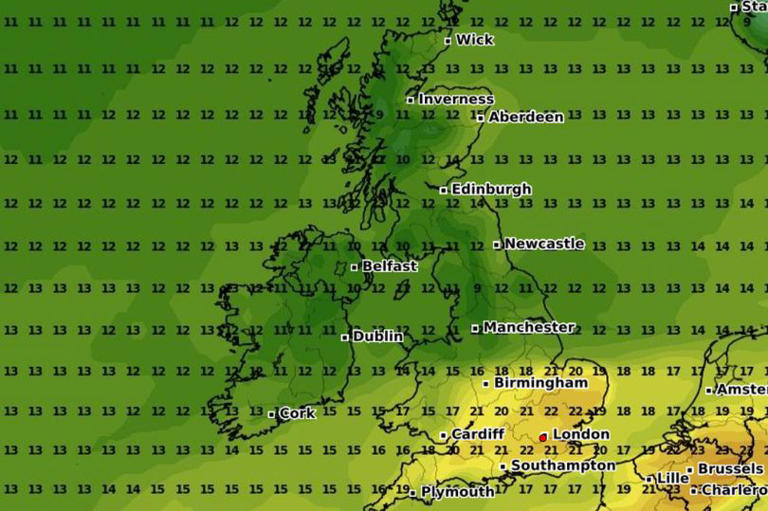 UK Indian Summer weather maps show 25C scorcher on cards as date revealed