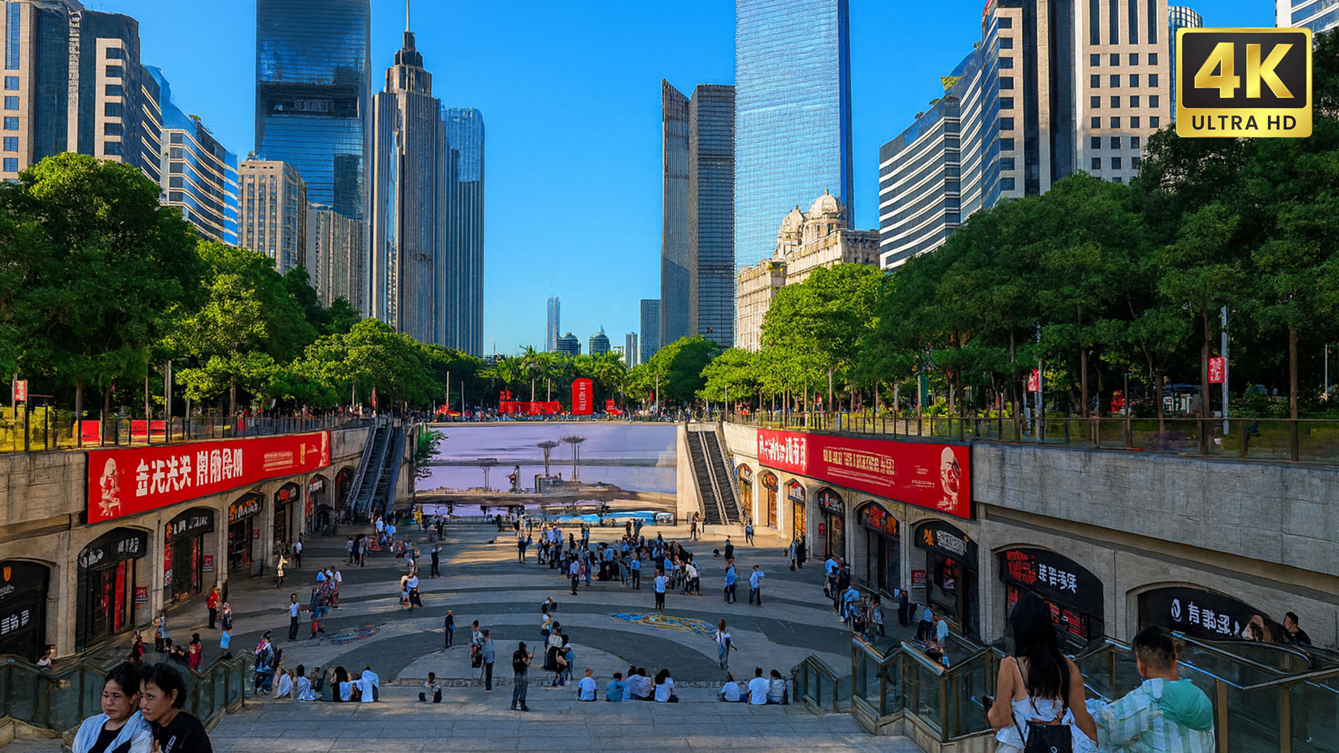 Guangzhou’s Vibrant City Walk – China 4K HDR
