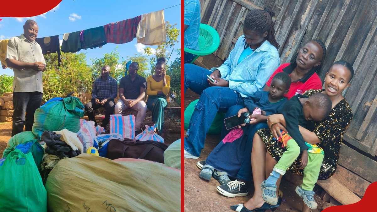 Tharaka Nithi: Well-wishers offer support for 4 orphans whose mother was killed by their dad