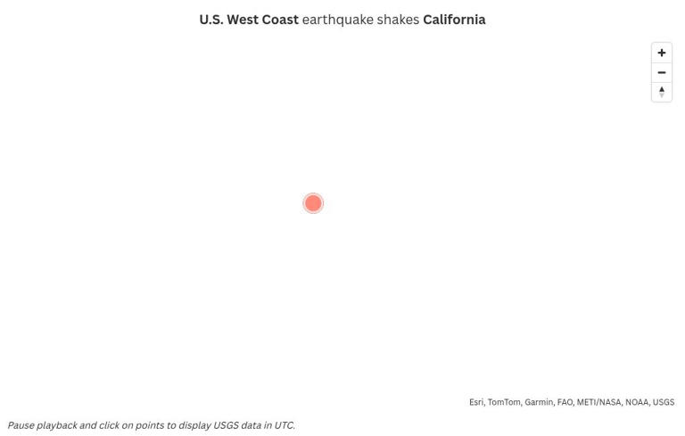 California earthquake shakes San Francisco, Berkeley today