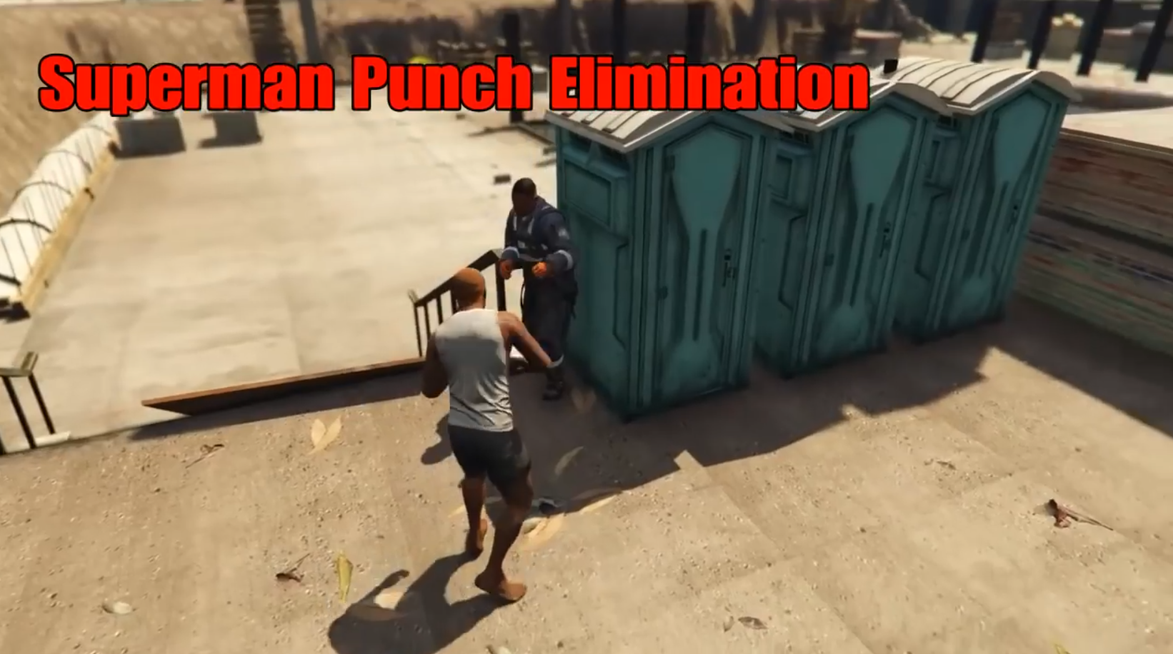 GTA 5 Wrestling Like WWE — RKO, AA, Chokeslam, and More