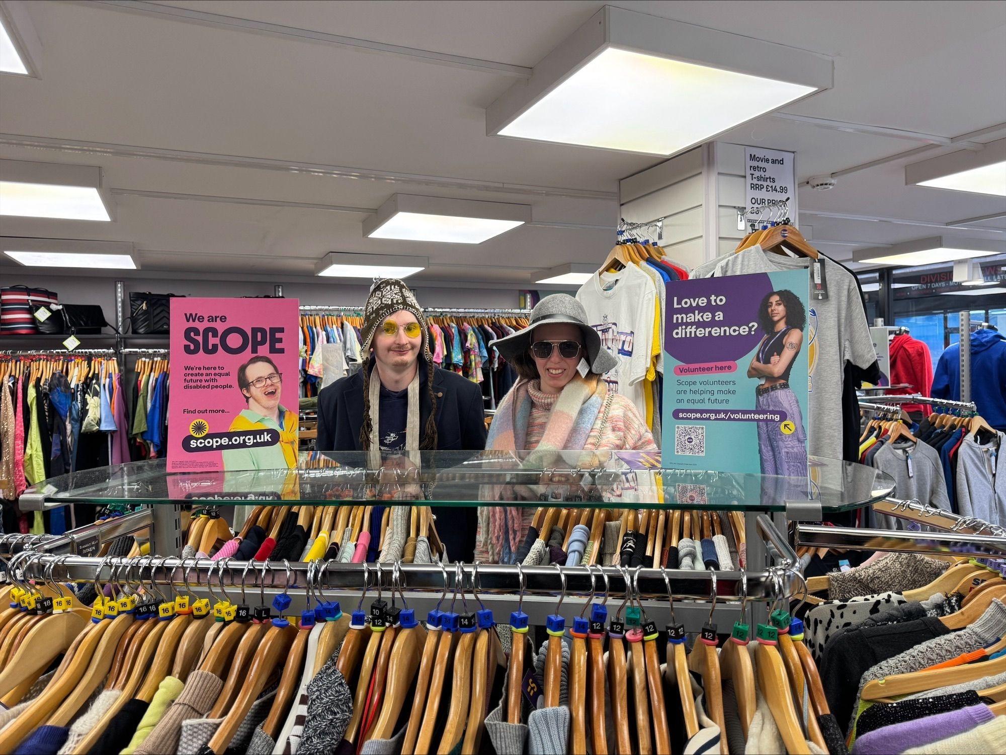 Final week to send your donations free, with Evri, to Scope charity shops