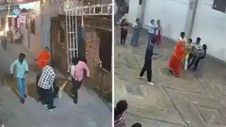 VIDEO: Film-style kidnapping! Daughter abducted from Garba practice ...