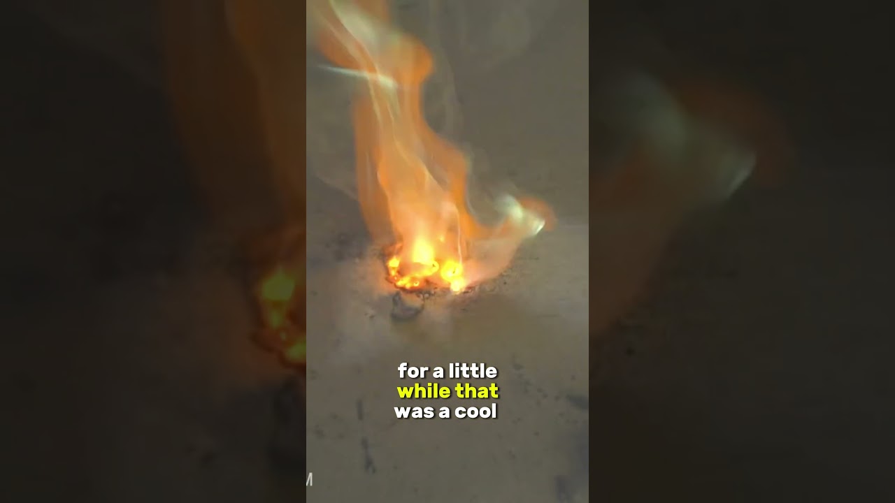 Experimenting with green flash powder in a controlled test