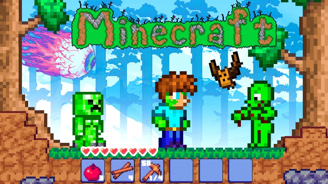 So I turned Minecraft into Terraria