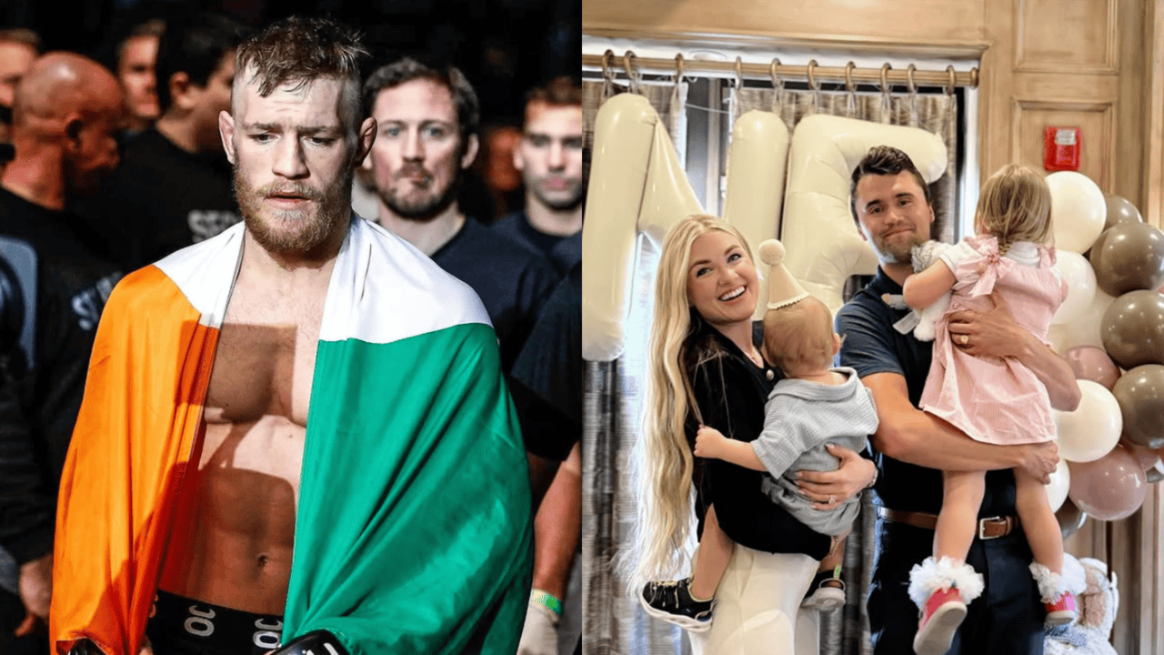 Conor McGregor gives a one-word reaction to Erika Kirk forgiving her ...