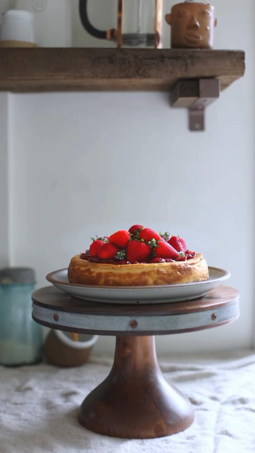 Strawberry Balsamic Cheesecake | Sweet & Tangy Dessert Delight