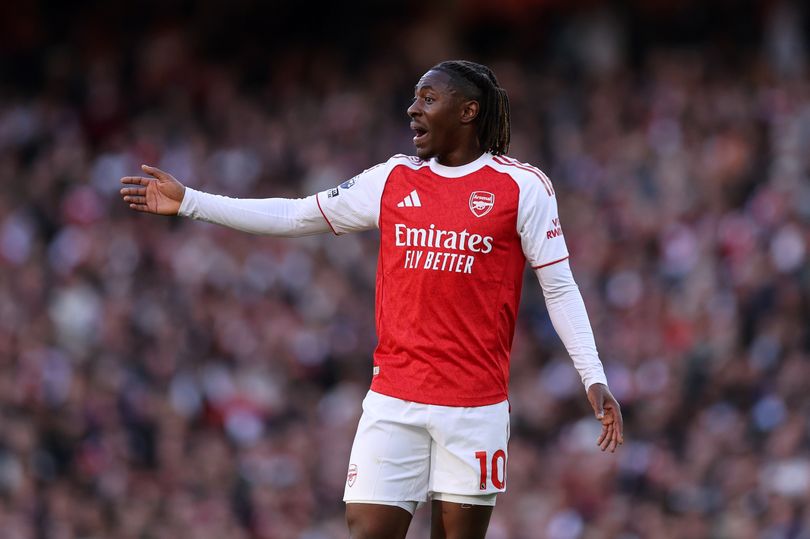 Eberechi Eze's three-word message after Arsenal star was benched vs Man ...