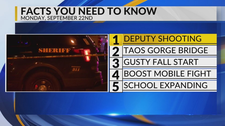BCSO shooting, Gorge Bridge suicide, Start of fall, Albuquerque arrest ...
