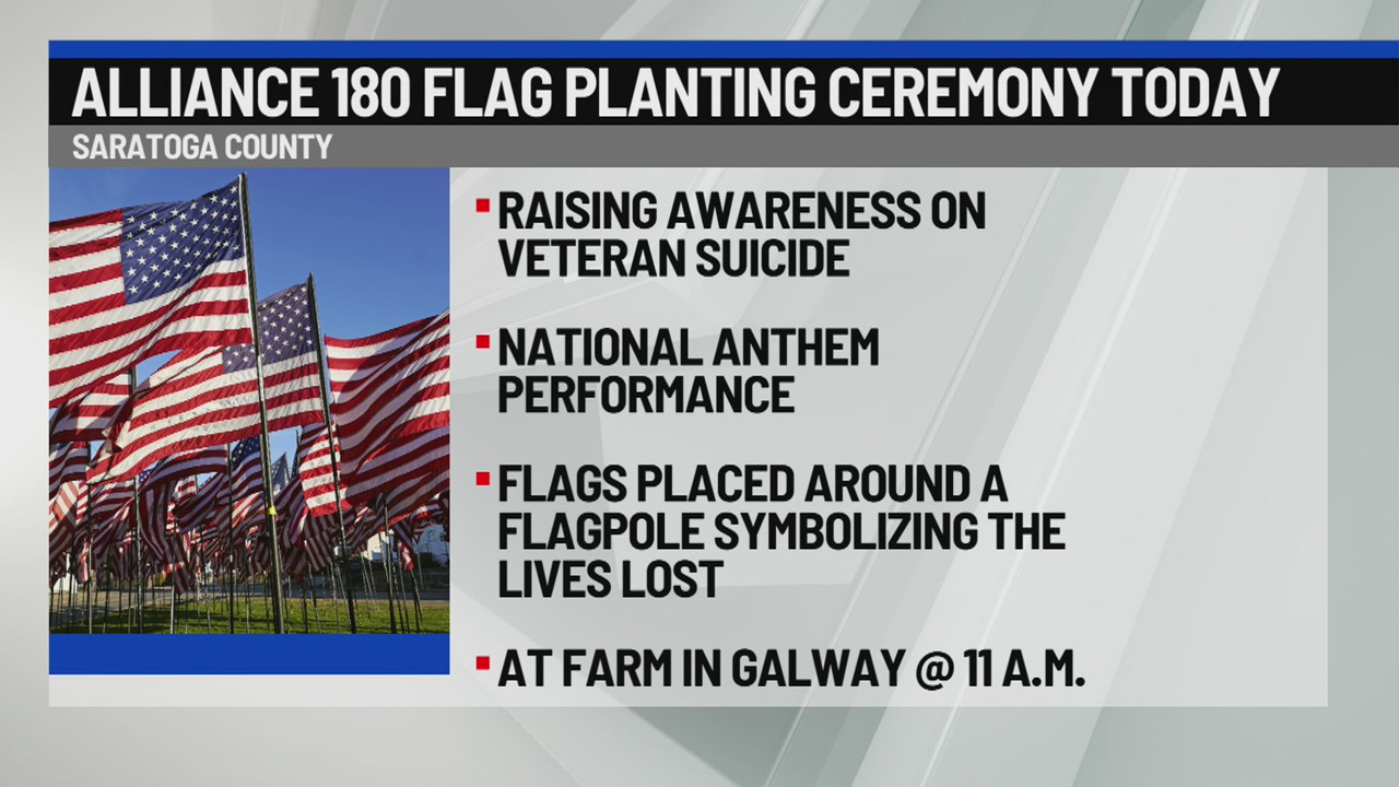 Alliance 180 Flag planting ceremony happening at 11 a.m.