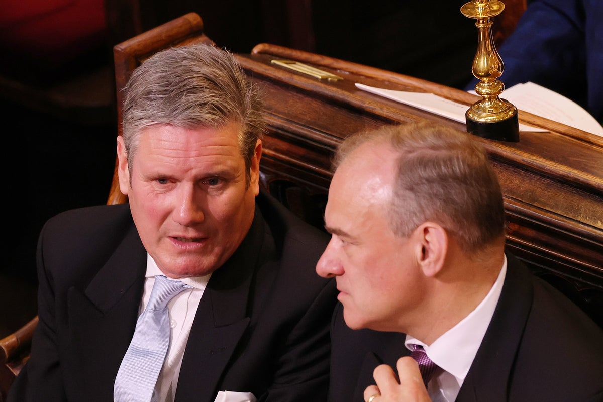 Lib Dem-Labour coalition 'least unpopular' option among voters