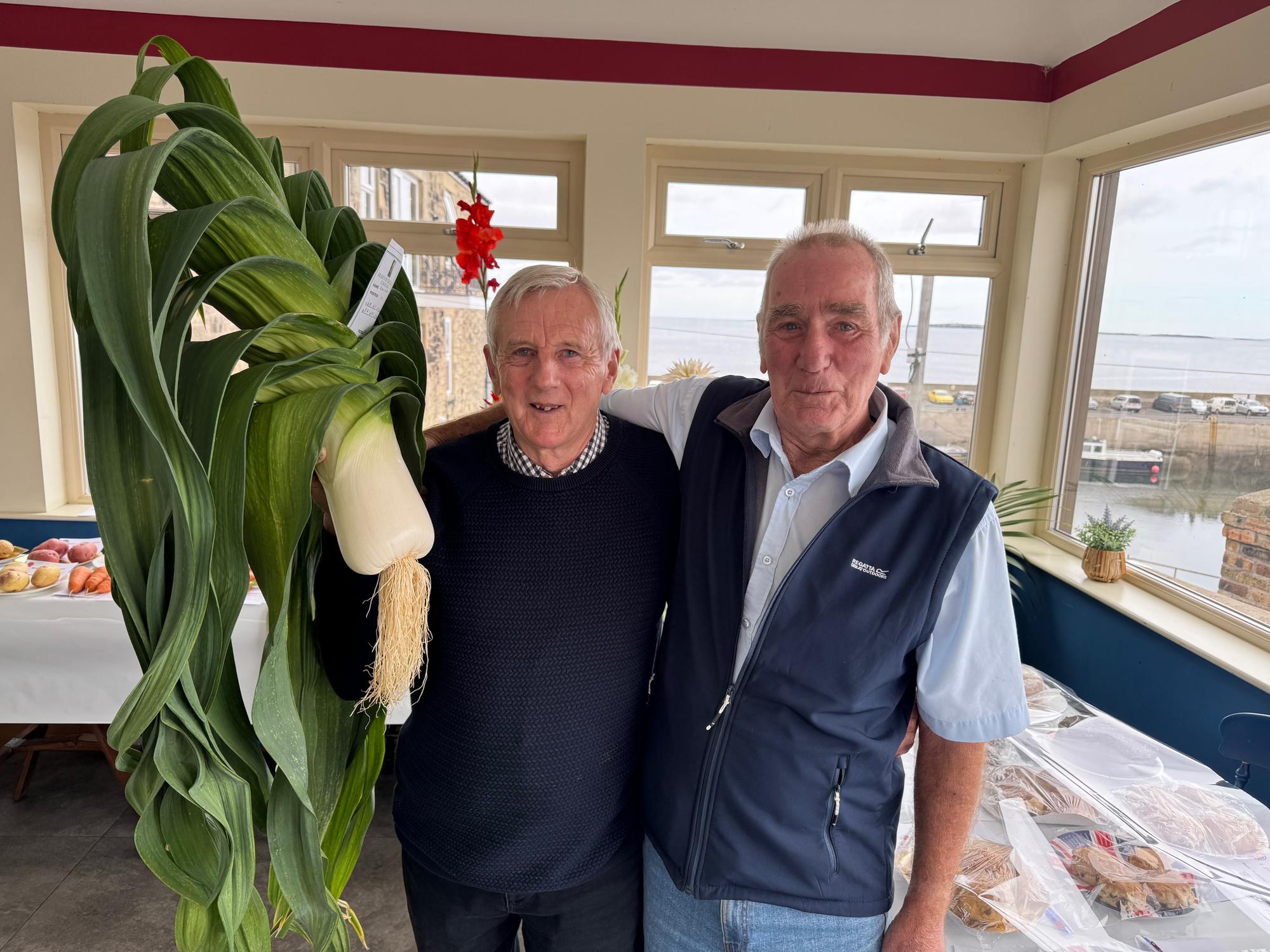 Top quality exhibits at Seahouses Olde Ship Leek Show