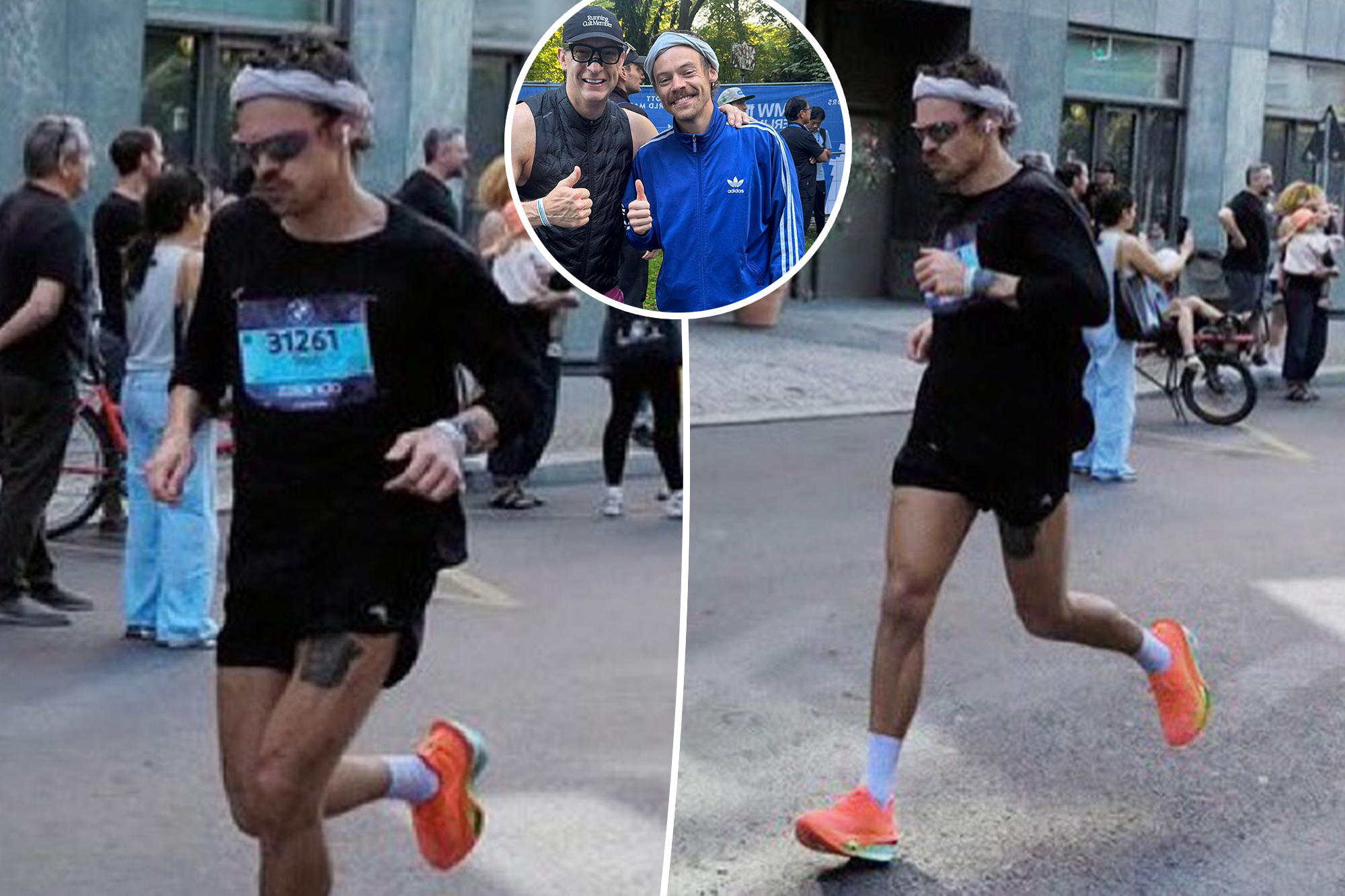 Pop star Harry Styles runs Berlin Marathon in under 3 hours — uses fake ...