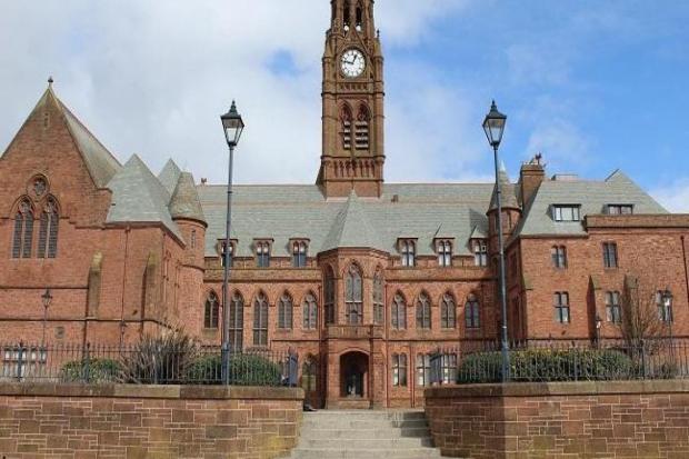 Barrow Town Hall is closed today for the King's visit