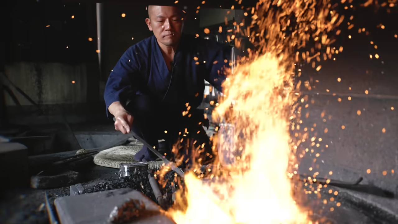 How Ancient Japanese Craft Turns Sand Into Katana Steel