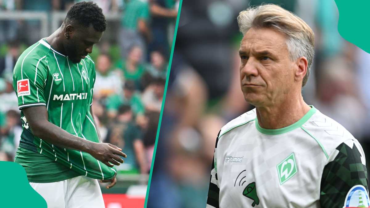 What Werder Bremen coach said about Victor Boniface after 3-0 loss to ...