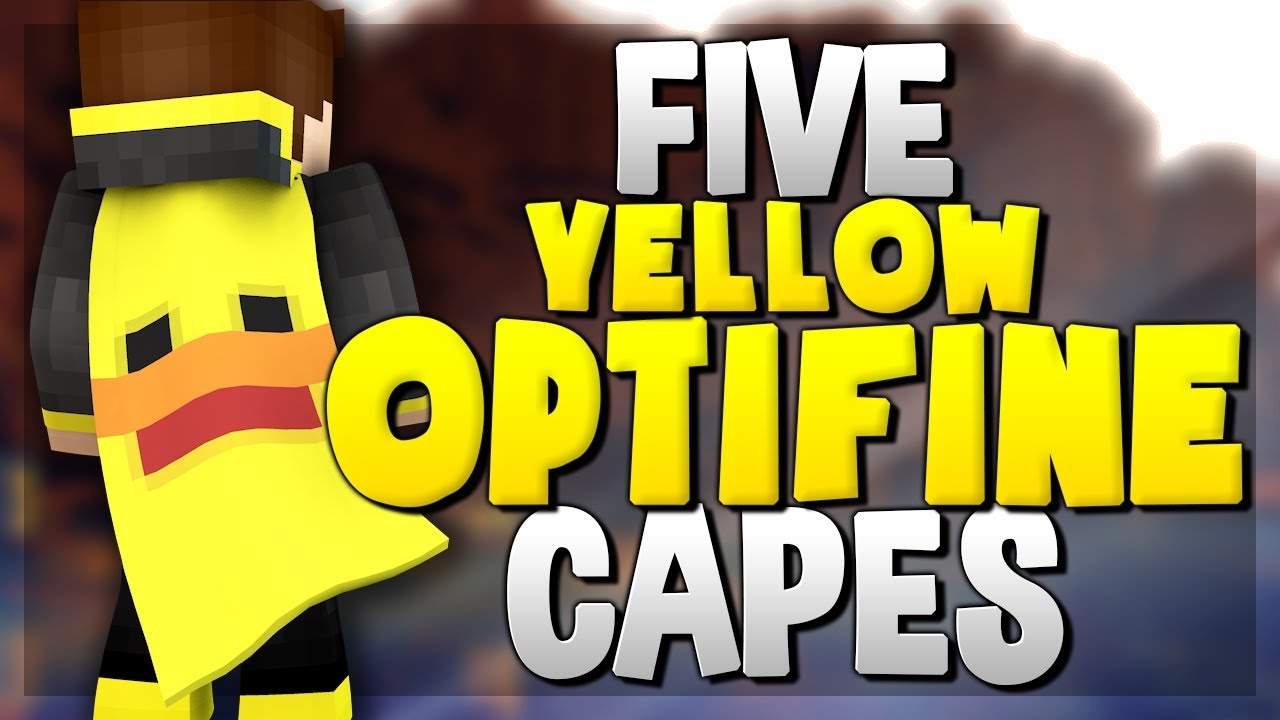 5 Stunning Yellow OptiFine Cape Designs for Minecraft