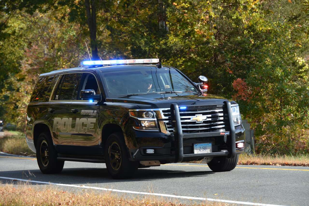 Suffield road closed after crash brings down utility pole, wires ...