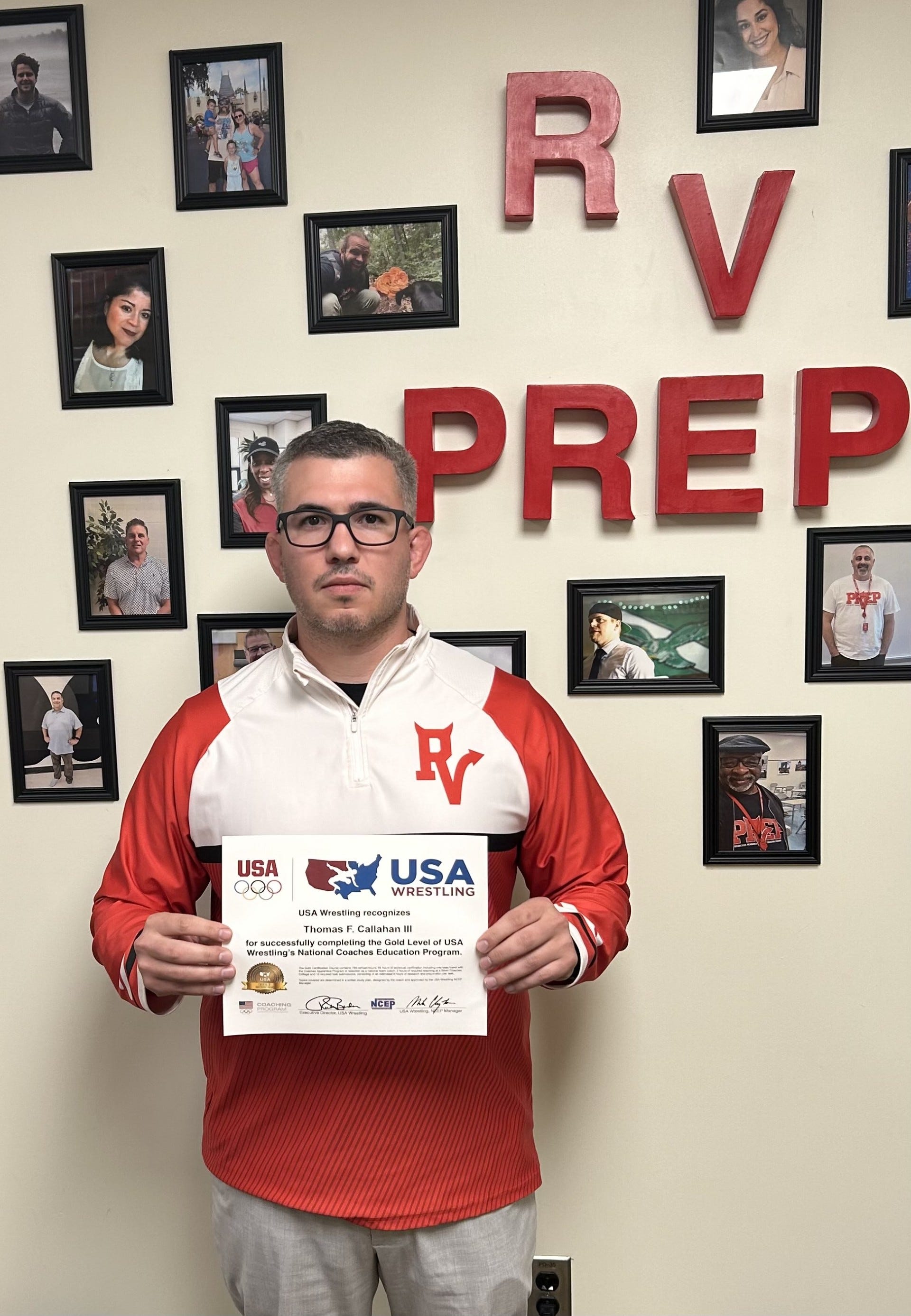 Rancocas Valley's Tommy Callahan reaches the Gold standard for coaching ...