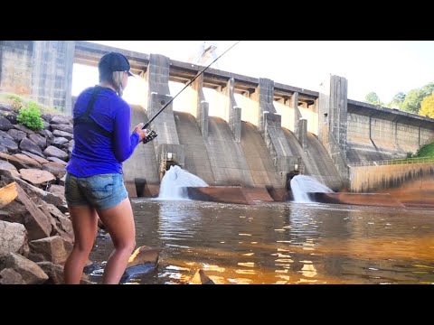 She dominates slab crappie at giant spillway