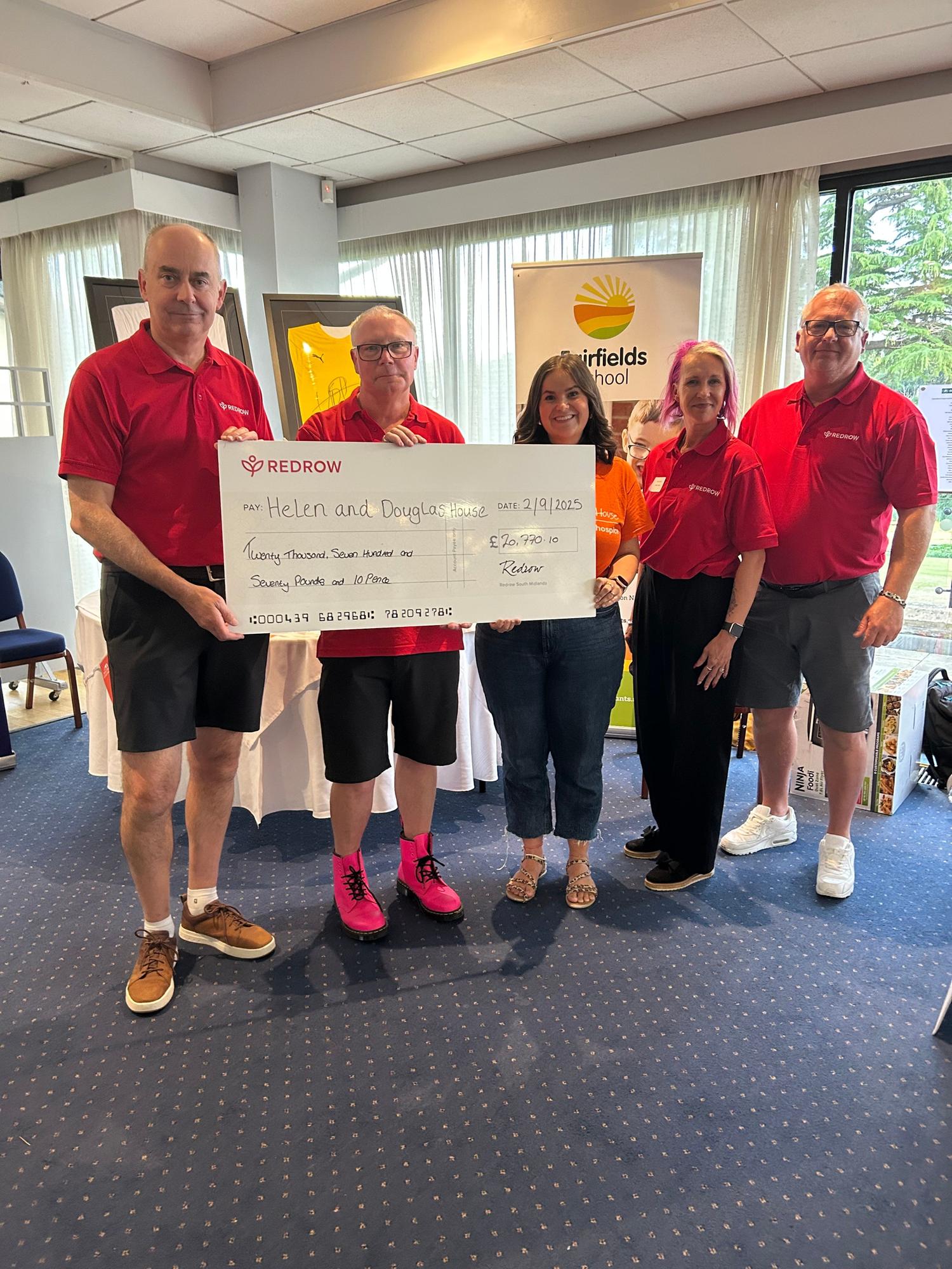 Fore a good cause: South Midlands housebuilder swings into action with ...