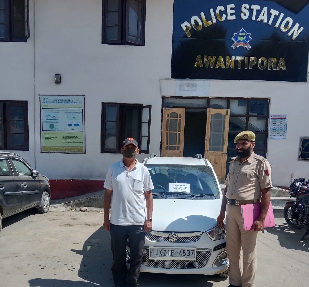 Awantipora Police solve hit-and-run case, arrest accused driver