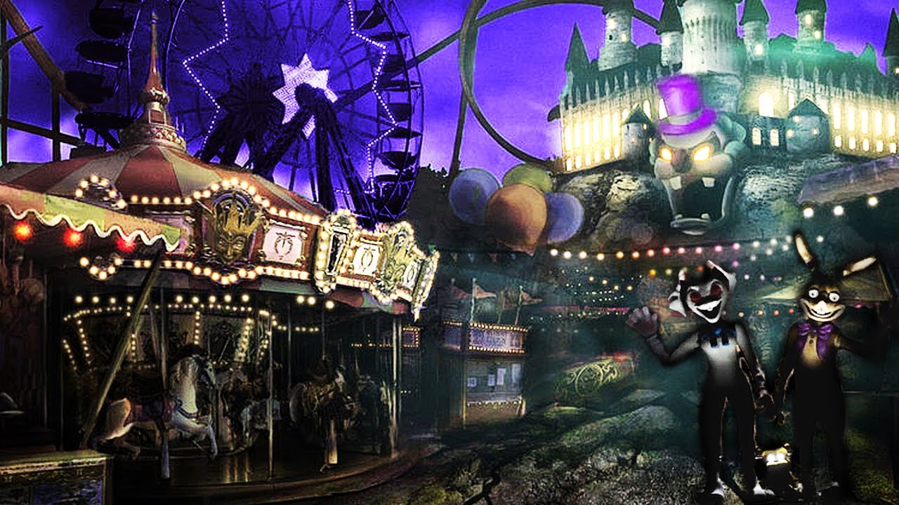 Welcome to the Vanny and Glitchtrap park of horror
