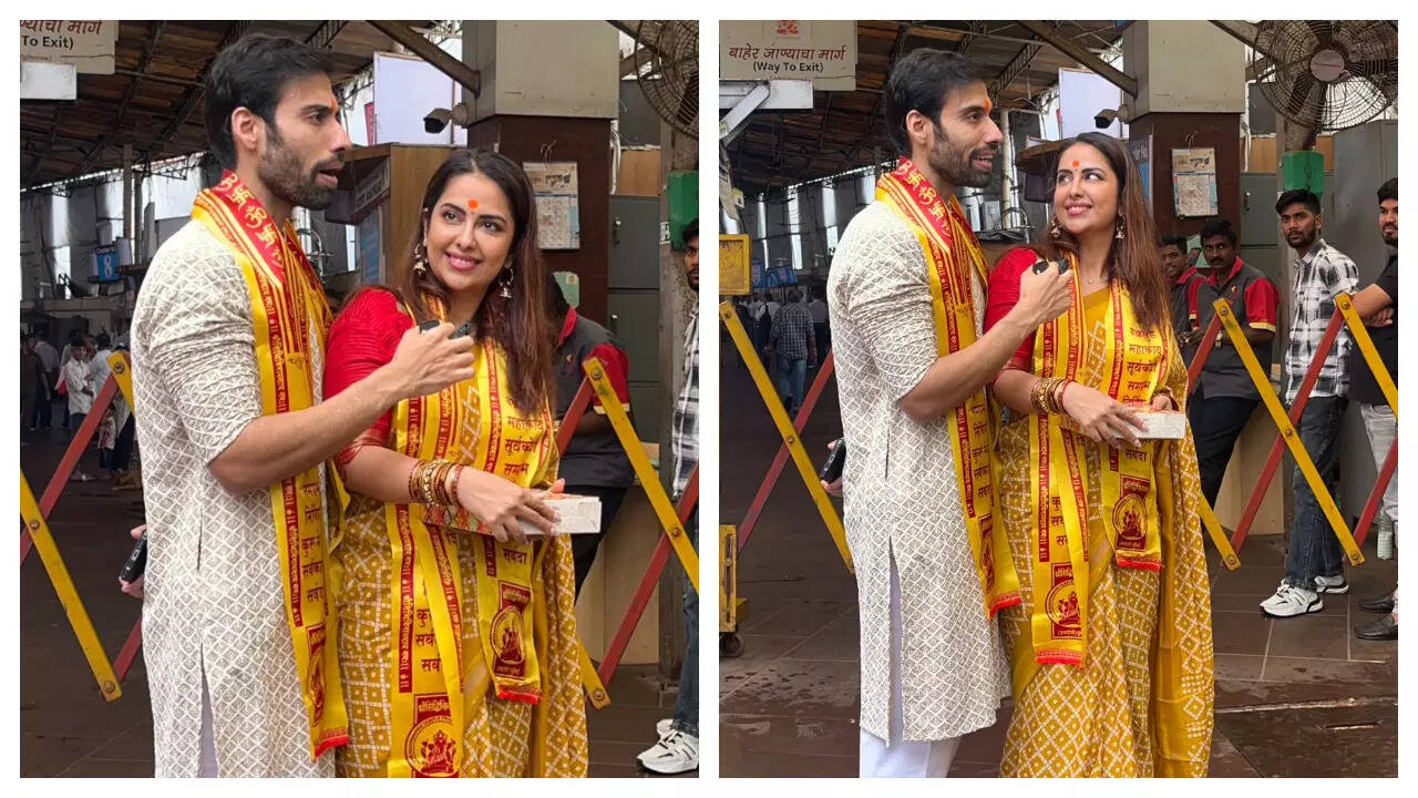 Avika Gor and fiancé Milind Chandwani begin wedding celebrations by ...