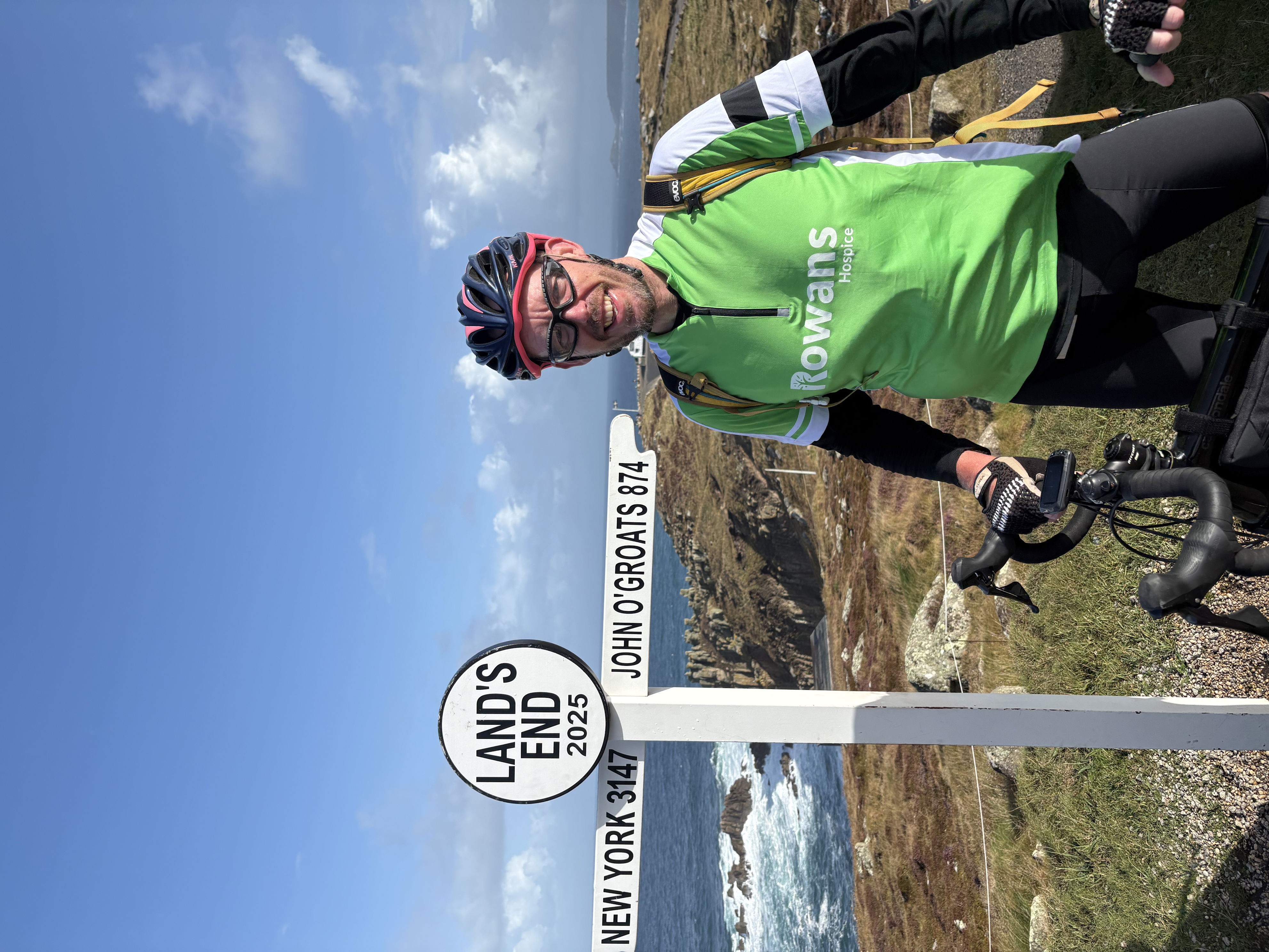 Man with stoma bag completes “very tough” challenge in "awful" weather ...