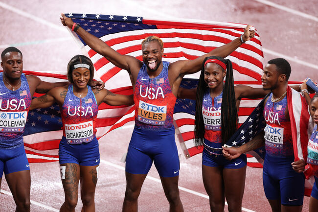 U.S. Breaks Gold Medal Record At World Track & Field Championships