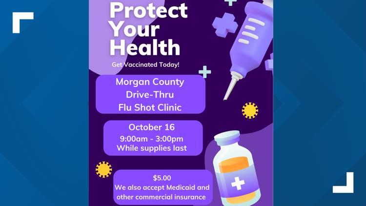 Morgan County Health Department to hold annual drive-thru flu clinic