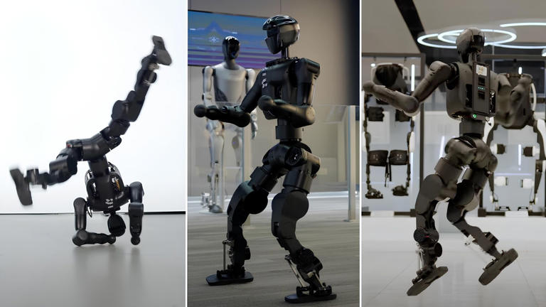 Watch: Chinese open-source humanoid robot stuns with cartwheel and 360 ...