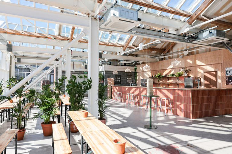 Inside the huge new Stockport games bar overlooking the town's historic ...