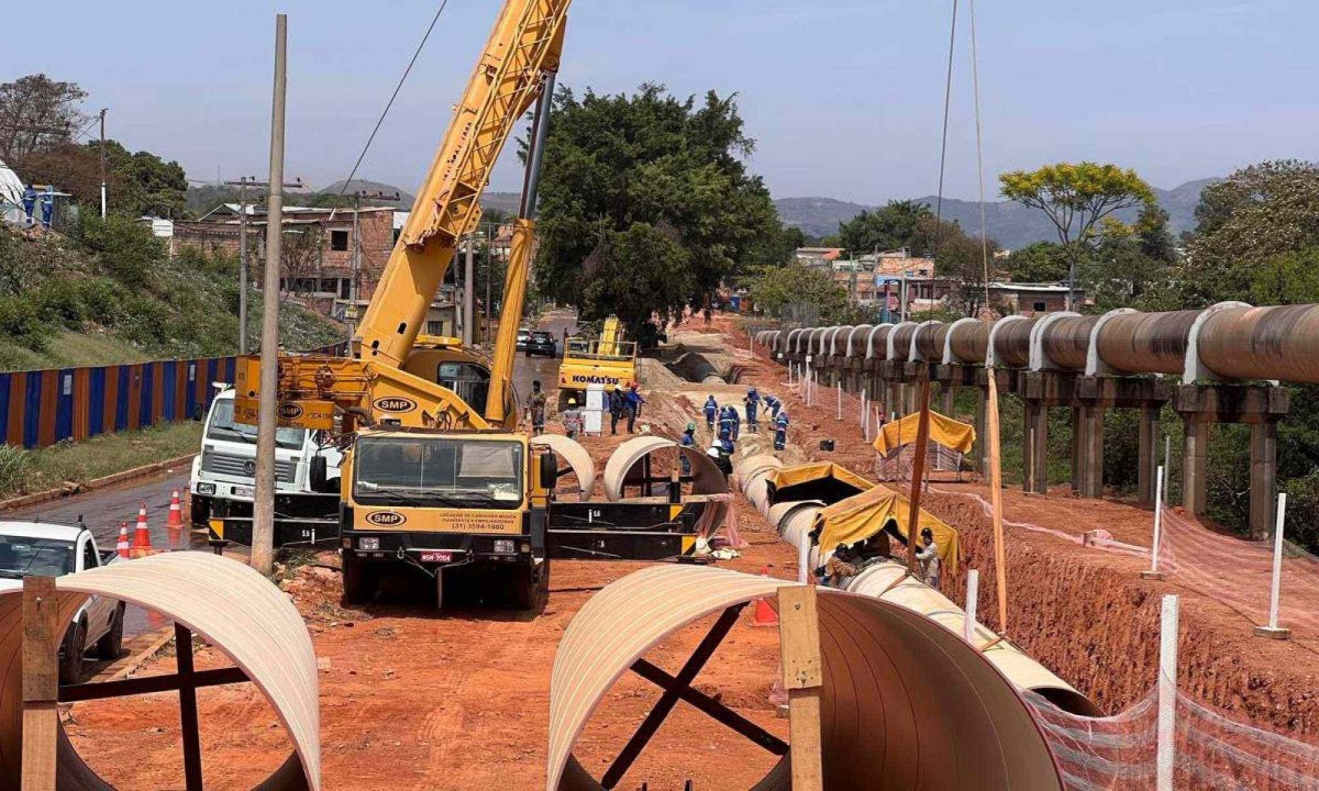 Obras na Grande BH prometem combater a falta de água em cidades da região