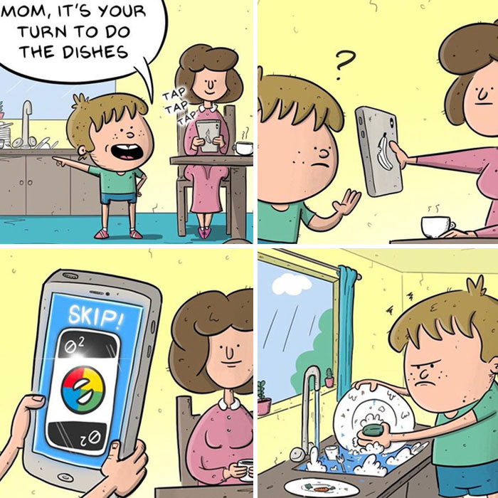 Artist Makes Funny Comics With Unexpected Endings And A Pinch Of Dark ...