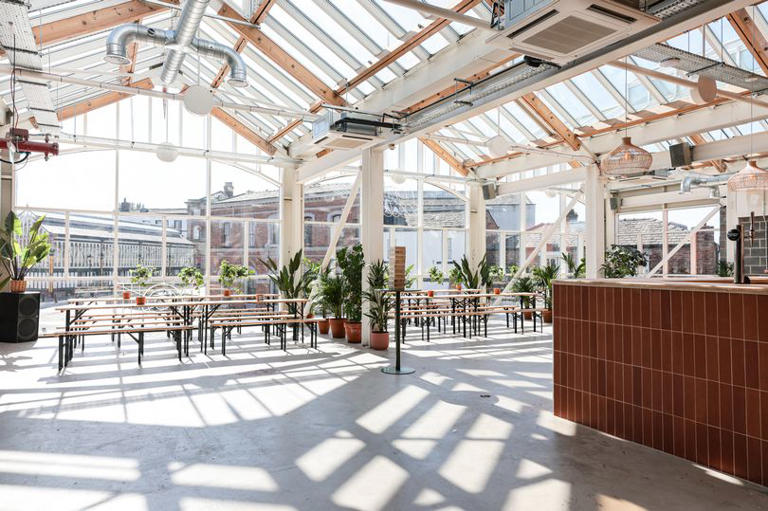 Inside the huge new Stockport games bar overlooking the town's historic ...