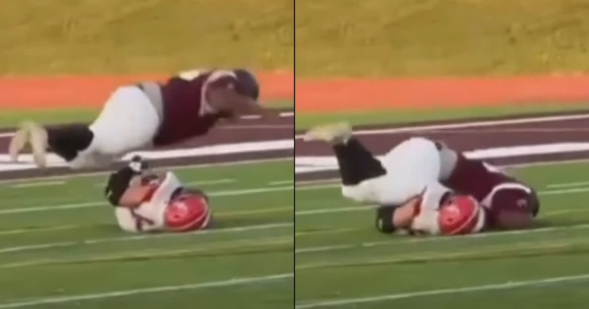 High school football player suffers spinal fractures after senseless ...