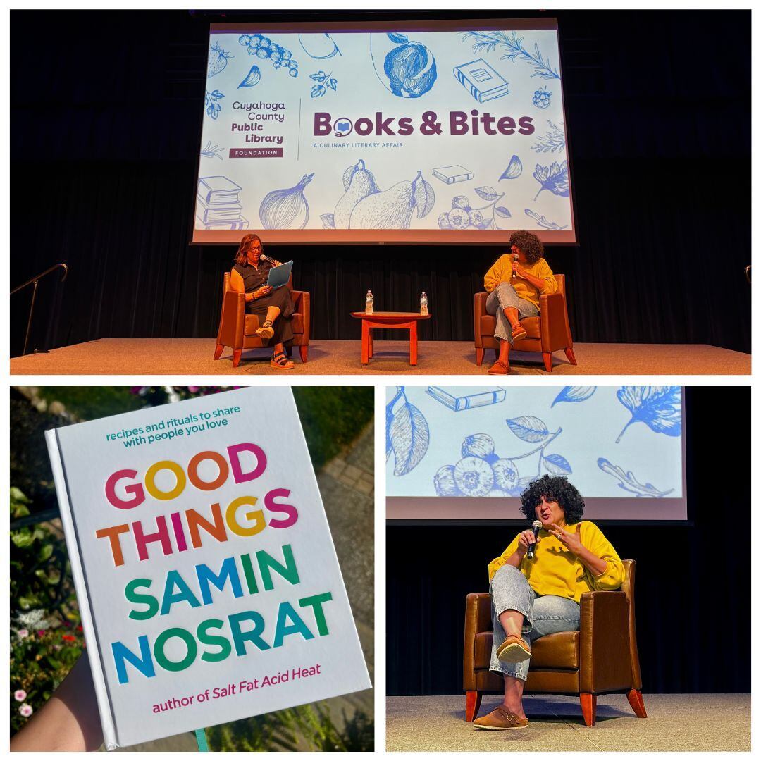 Samin Nosrat discusses new cookbook at sold-out Parma library event