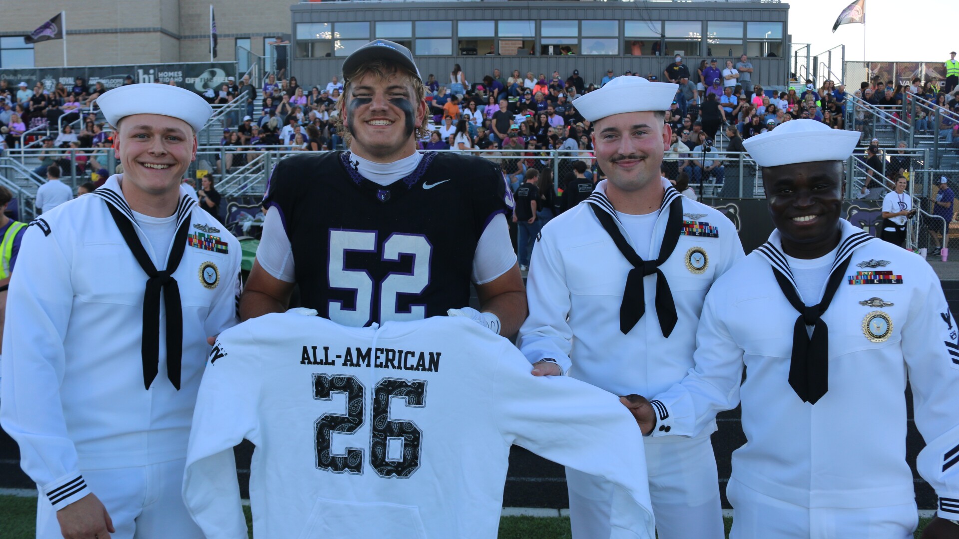 Offensive Lineman Jax Tanner Honored as a 2026 Navy All-American