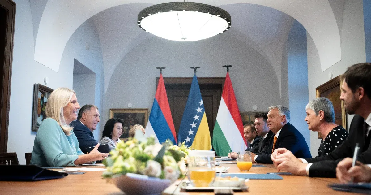 Orbán Viktor ismét a Karmelitában fogadta Milorad Dodikot